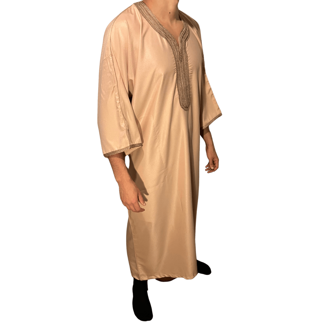Djellaba Royale - Zandbruin – TheDjellaba